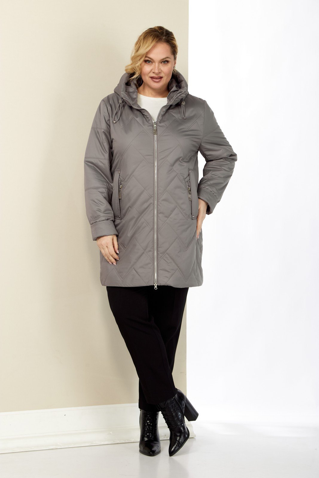 Куртка 2186 капучино Shetti купить в интернет магазине | в наличии